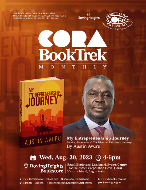 Austin Avuru to grace CORA BookTrek as special guest on August 30 - The ...
