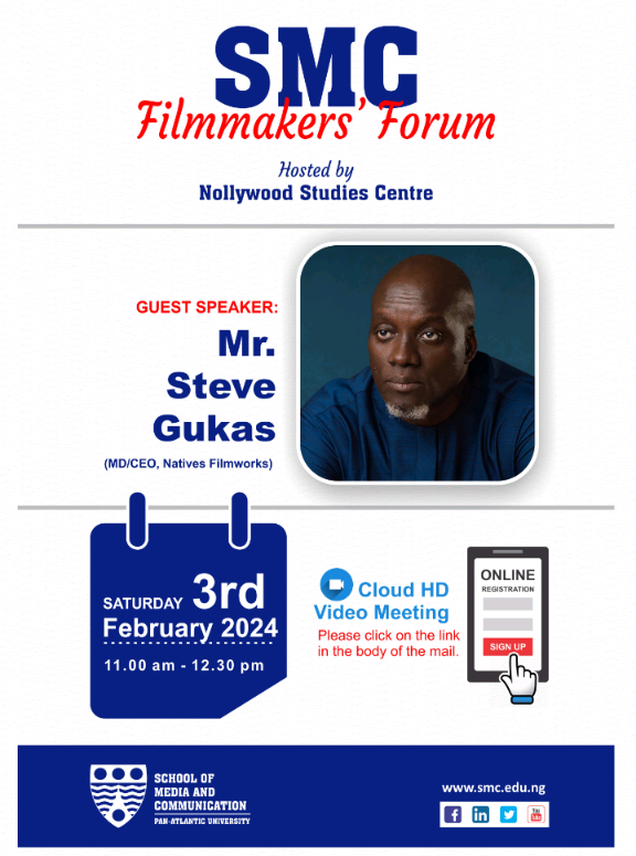 Steve Gukas headlines Filmmakers' Forum at Nollywood Studies Centre ...