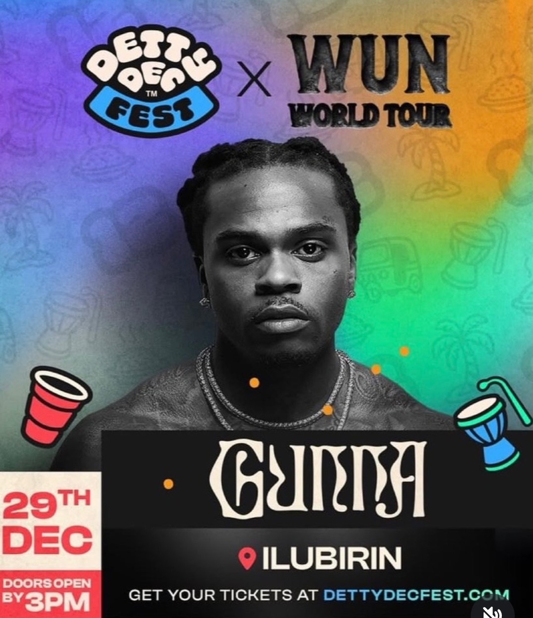 Gunna to headline Detty December Fest 2025 in Lagos - The Lagos Review
